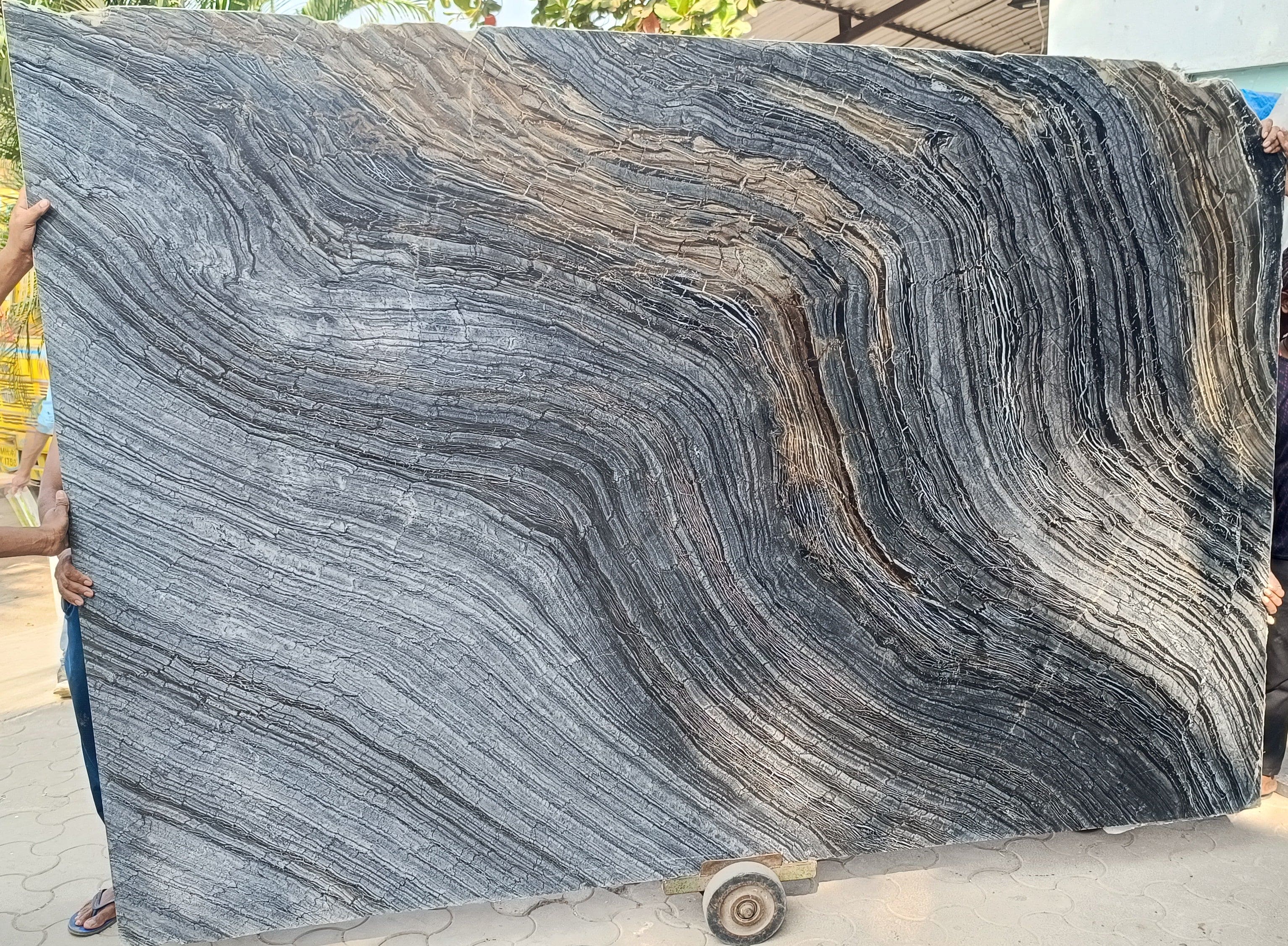Textured Blue Wave Marble – Rynestone